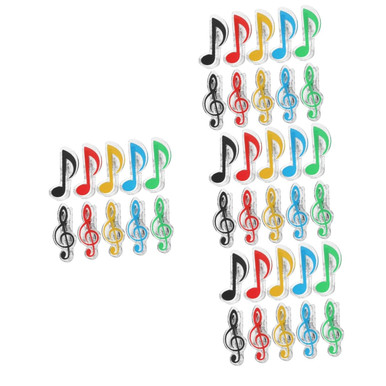 Operitacx 80 Pcs Music Note Folder Music Teacher Gifts Music Note Paper ...