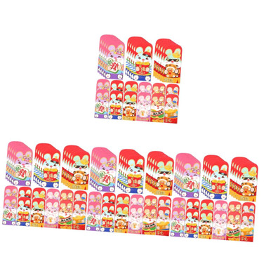 VILLCASE 120 pcs paper money packet Lucky lucky money packet pocket ...