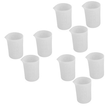 9 Pcs 500ml Measuring Cup Glass Container Diy Measuring Cup Lab ...
