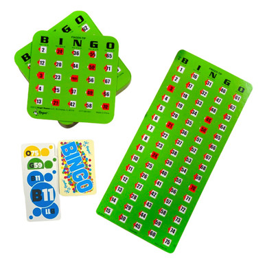 Regal Bingo - 25 Standard Shutter Slide Cards - Standard Finger-Tip ...