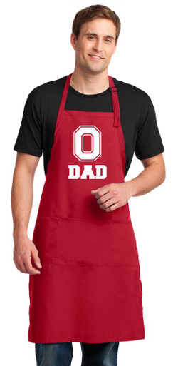 Broad Bay Large Ohio State Dad Mens Apron or OSU Buckeye Father Aprons ...