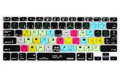 Adobe InDesign Hot Keys Keyboard Film Shortcuts Keyboard Skin Cover for ...