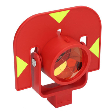 Red Single Prism, Total Station Single Prism K9 Optical Glass High ...