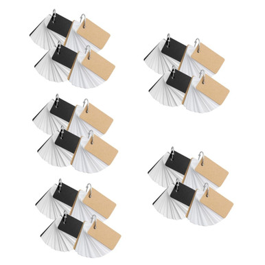 Ciieeo 20 Pcs cardboard cover book word vocabulary cards password ...