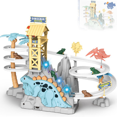 Yonruit Dinosaur Climbing Slide Toy,Climb Stairs Toy Electric Dinosaur ...
