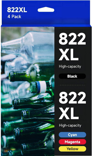 822xl 822 XL Ink Cartridge Combo Pack Black Color Remanufactured for ...
