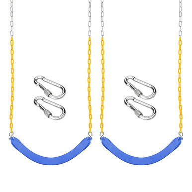 Ymeibe Heavy Duty Toddler Swing Set with 66 Inches Chain Coated Swing ...