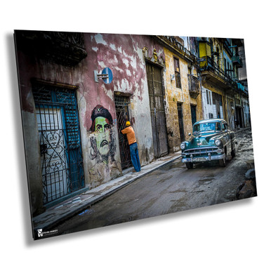 Cuba Photography, Che Guevara & Classic Old Car Havana, Cuba Havana ...