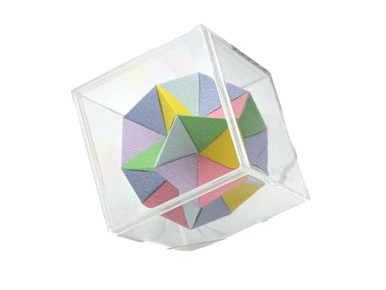 weaving polyhedron Polyhedra Geometric Solids 3D Paper Model DIY Model ...
