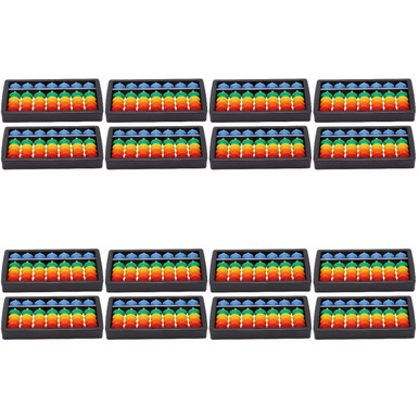 ibasenice 16 Pcs 7 Gears Abacus Abacus Mini Abacus Educational for Kids ...