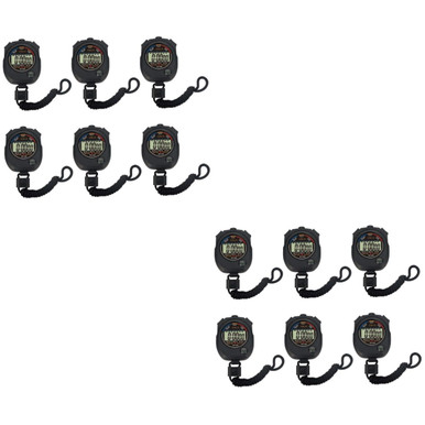 SUPVOX 12 Pcs Timer Automatic Chronograph Stopwatch for Game Doppler ...