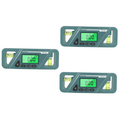 Gatuida 3pcs Protractor Inclinometer Mini Level Gauge Angle Measuring ...