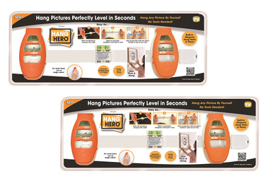 (2) Pack - Hang Hero - All in One Picture Hanging System! Measures ...