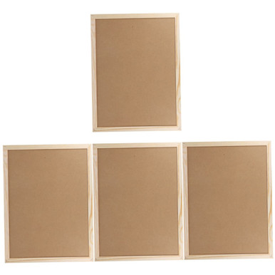 ORFOFE 4pcs Bulletin Board unframed Cork Board Wall pin Board Reminder ...