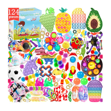Fidget Toy Pack 120 Pcs Fidget Toys Set Fidget Pack Cheap Sensory ...