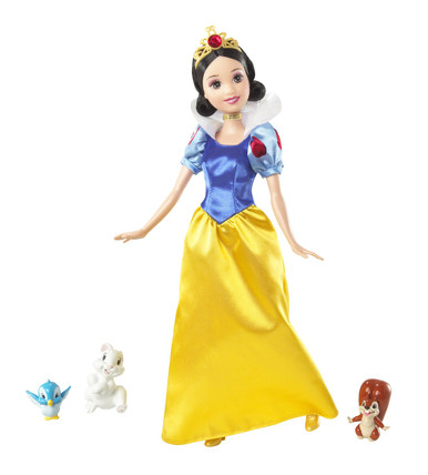 Mattel Disney Princess and Friends Snow White and Animal Friends ...