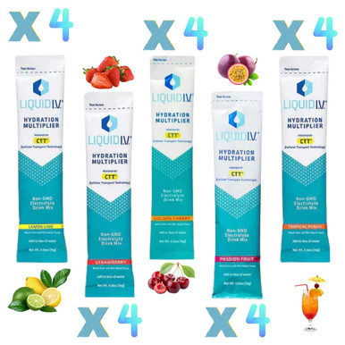 Liquid IV Hydration Multiplier Drink Mix Variety Pack by GoTanx ...