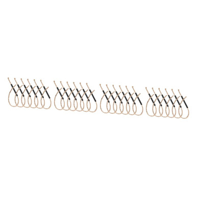 CLISPEED 24 Sets Fuse Church Lighting Rod Tube Wick Rope Fire Starter ...