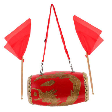 KJHBV 1pc Leather Waist Drum Traditional Chinese Waist Drum Student ...