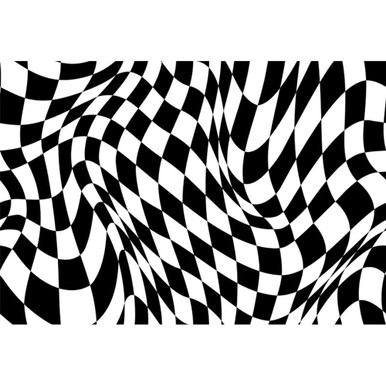 DORCEV Black White Checkerboard Swirl Photo Backdrop 8x8ft Geometric ...