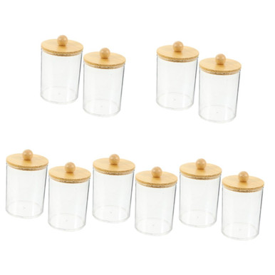 Zerodeko 10 pcs clear plastic container clear container plastic ...
