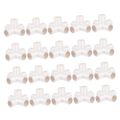 Sosoport 40 Pcs 5 Five-Way Water Pipe Joint 4 Way Plastic Joints Tube ...