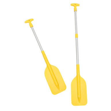 Happyyami 2 Pcs French Oars Kayaking Paddles Telescoping Mini Paddle ...