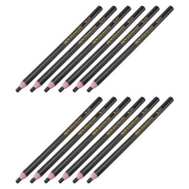 ERINGOGO 12pcs Watercolor Pencil Crayon Glass Marker Wax Pencils for ...