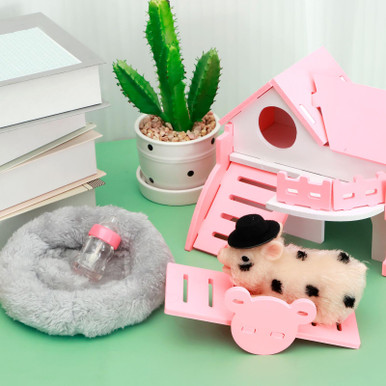Eummy Silicone Pig Mini Silicone Animals Pig Set,5 Inch Pig Toys for ...