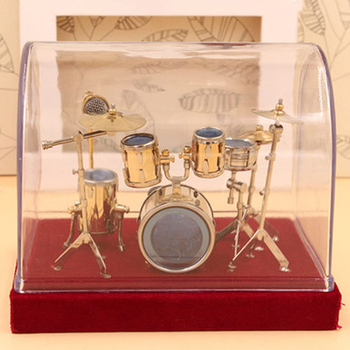 Miniature Musical Instrument Drum Set, Metal Musical Instrument Drum ...