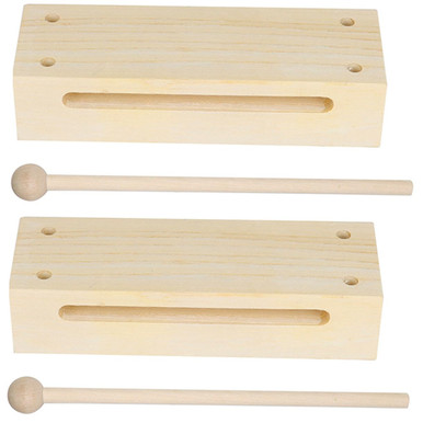 ibasenice 6 Sets Wooden Clapper Percussion Instruments for Adults ...