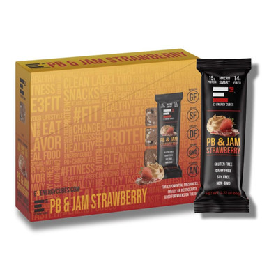 PB & Jam Strawberry Protein bar, Gluten Free, Dairy Free, Soy Free, All ...
