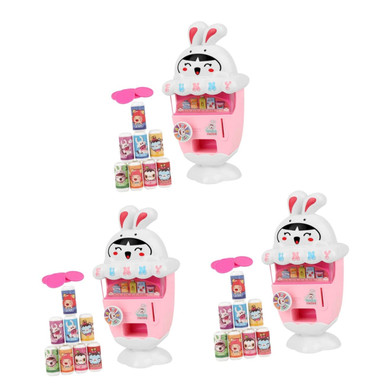 ERINGOGO 3 Sets Vending Machine Toys Electric Playhouse Toy Mini Drink ...