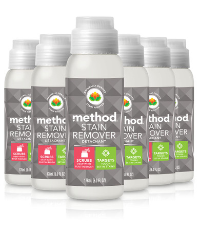 Method Stain Remover, Fragrance Free, Built-in Brush & Plant-Based ...