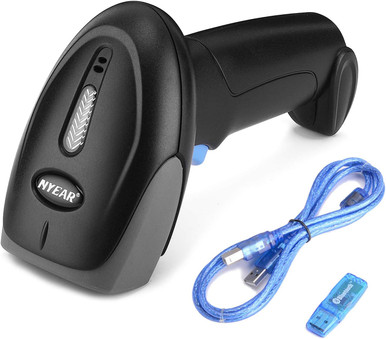 NYEAR BLE Bluetooth 2D & QR & 1D CMOS Barcode Scanner with APP Without ...