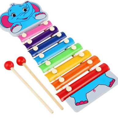 Xylophone Musical Toy with Wooden Mallets - Kids Xylophone with 8 Knots ...