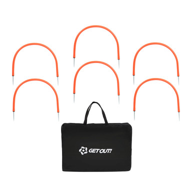 Get Out! Soccer Training Arches - 6pk Kicking Passing Arch Kit Agility ...