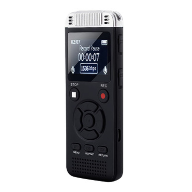 Professional Digital Voice Recorder, 3072kbps HD Audio, Dual Microphone ...