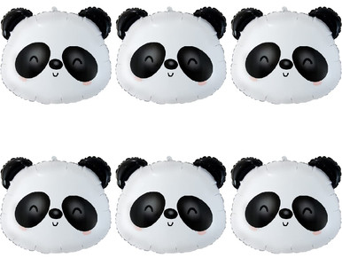 Panda Head Balloons - 23.4" Animal of Panda Foil Balloons for Jungle ...