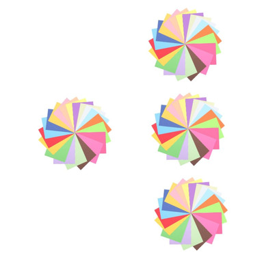 EXCEART 400 Pcs Origami Japanese Colored Paper Folding Square Paper ...
