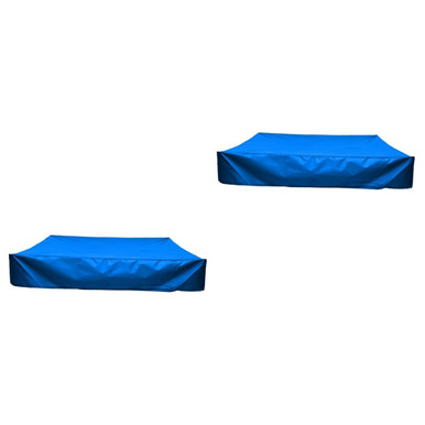 Kisangel 2pcs Sandboxes for Kids with Covers Sandbox Tarp Sandpit ...
