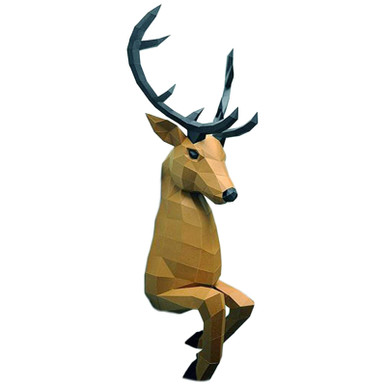 WLL-DP Creative Elk Look Paper Craft Handmade Origami Puzzle Game DIY ...
