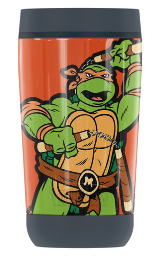 THERMOS Teenage Mutant Ninja Turtles TMNT OFFICIAL Mikey And Logo ...