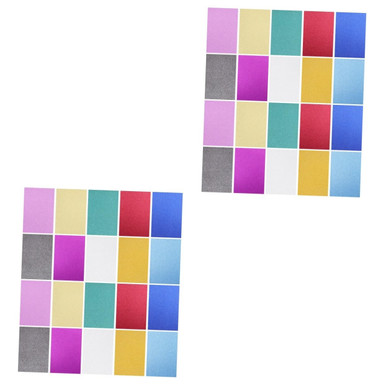 VILLCASE 80 Sheets Embossed Paper Thick Cardstock Card Stock Colored ...