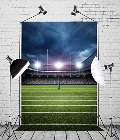BELECO 5x7ft Football Backdrop Football Stadium Photography Backdrop ...