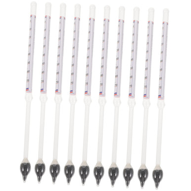 PartyKindom 40 Pcs Hydrometer Beer Wine Gauges Manual Gauges American ...
