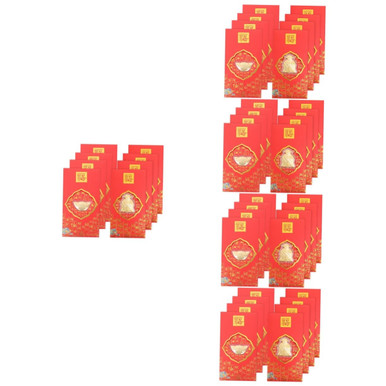 MAGICLULU 40 Pcs Money Envelopes for Cash Chinese Money Packet Red ...