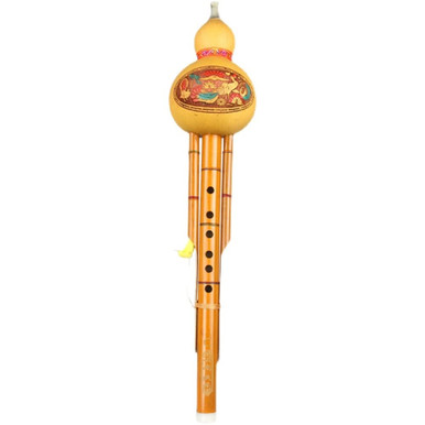 Beginner Flute Chinese Flute Handmade Hulusi Brown Bamboo Flute Natural ...