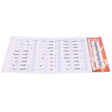 Milisten saxophone fingering poster fret marker stickers saxophone ...