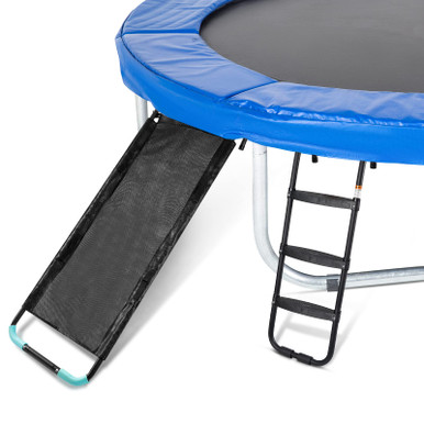 2 Pack Trampoline Ladder and Slide Set, 3 Step Wide Trampoline Safety ...